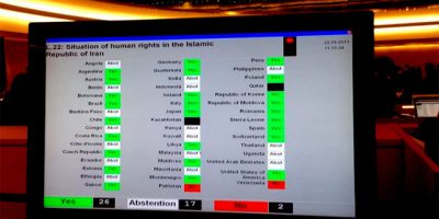 UN Human Rights Council Overwhelmingly Votes to Renew Iran Mandate ...